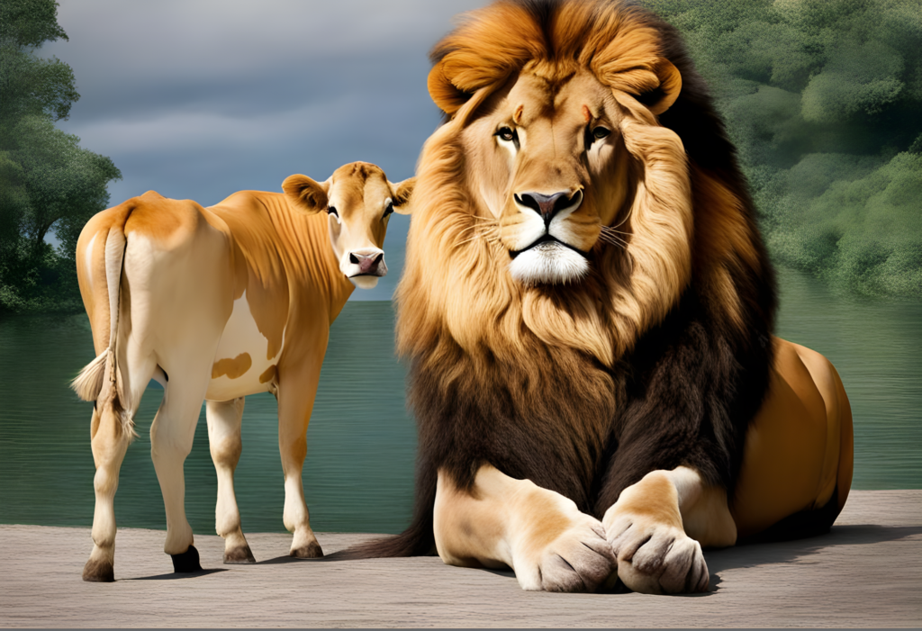 Panchatantra Kahani: गाय और शेर – The Tale of the Cow and the Lion ...